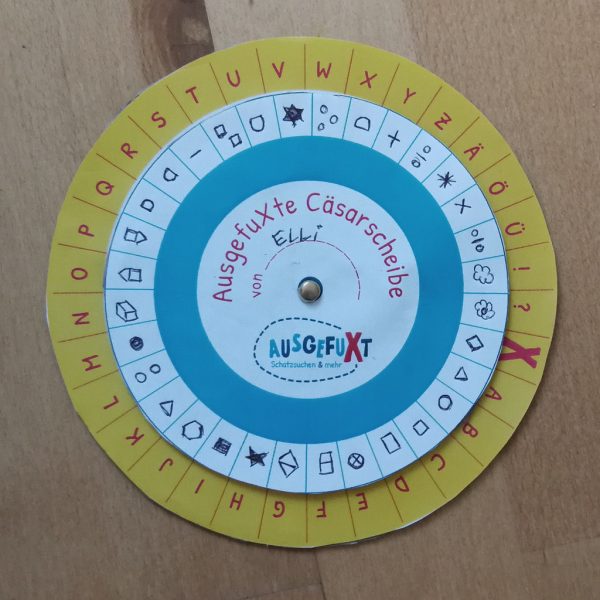 Geheime Nachrichten verschlüsseln – Die Cäsar-Scheibe - AUSGEFUXT