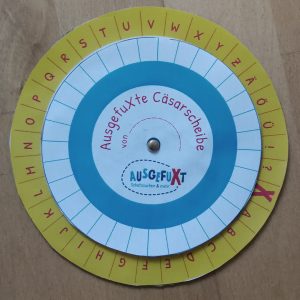 Geheime Nachrichten verschlüsseln – Die Cäsar-Scheibe - AUSGEFUXT