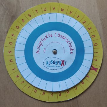 Geheime Nachrichten verschlüsseln – Die Cäsar-Scheibe - AUSGEFUXT