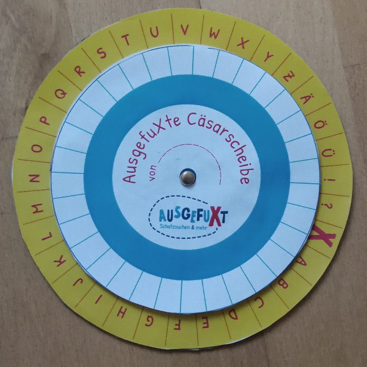 Geheime Nachrichten verschlüsseln – Die Cäsar-Scheibe - AUSGEFUXT