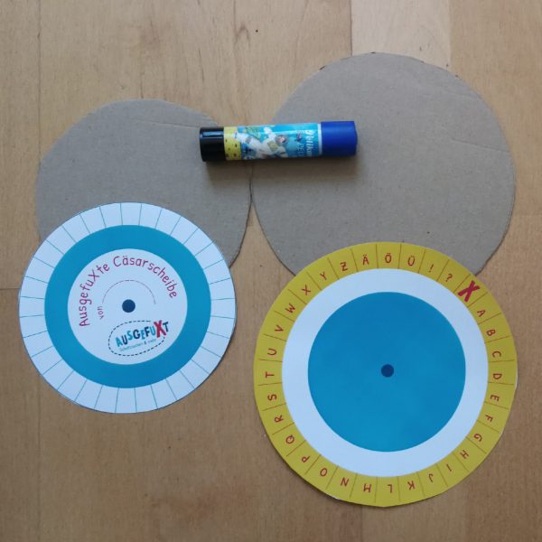 Geheime Nachrichten verschlüsseln – Die Cäsar-Scheibe - AUSGEFUXT