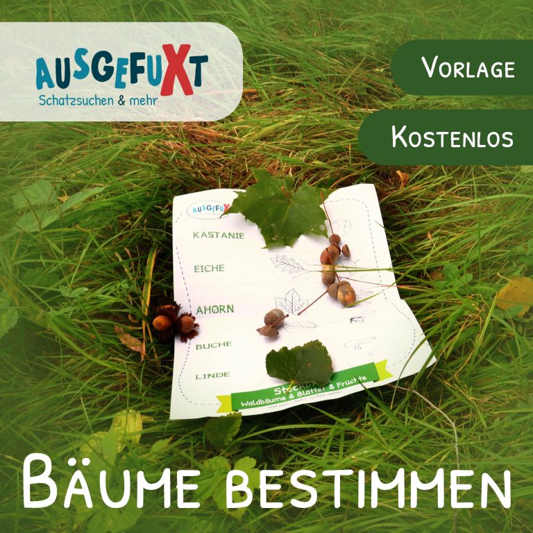 Waldbingo: Kostenlose Druckvorlage - AUSGEFUXT