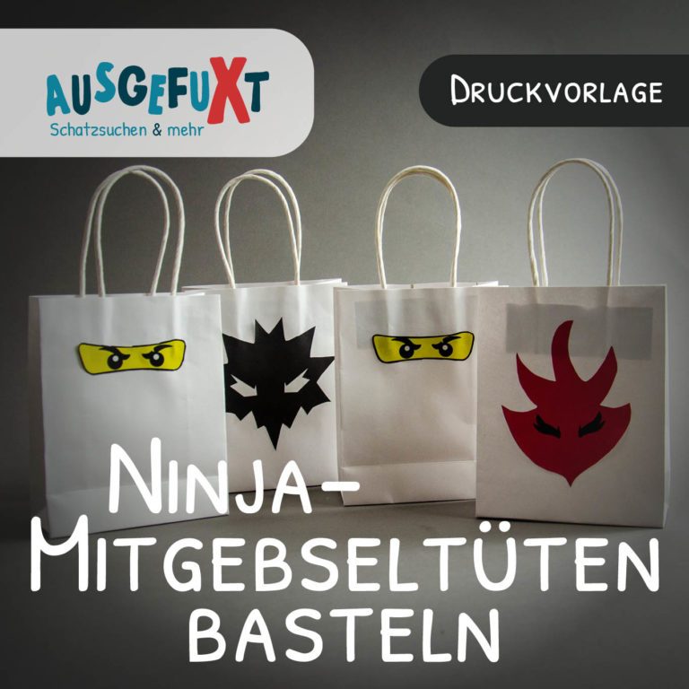 Ninja-Geburtstag - Schatzsuche und viele Tipps - AUSGEFUXT
