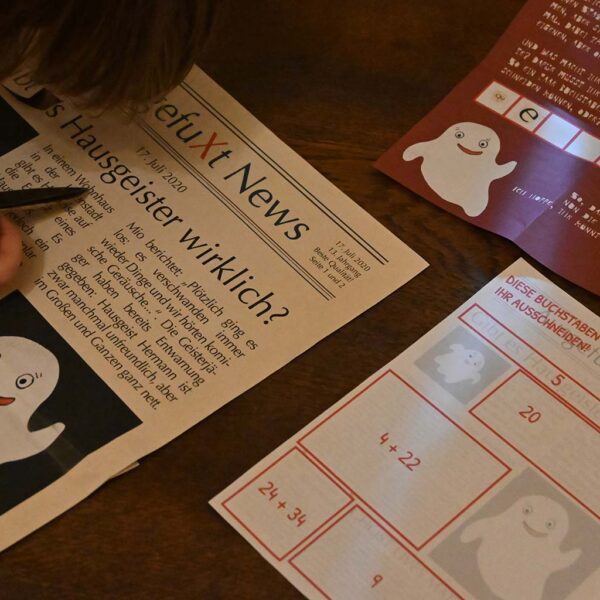 Zeitungsspiele für Kinder - 14 einfache Ideen - AUSGEFUXT