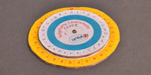 Die Cäsar-Scheibe - Kostenlose PDF-Vorlage zum Ausdrucken - AUSGEFUXT