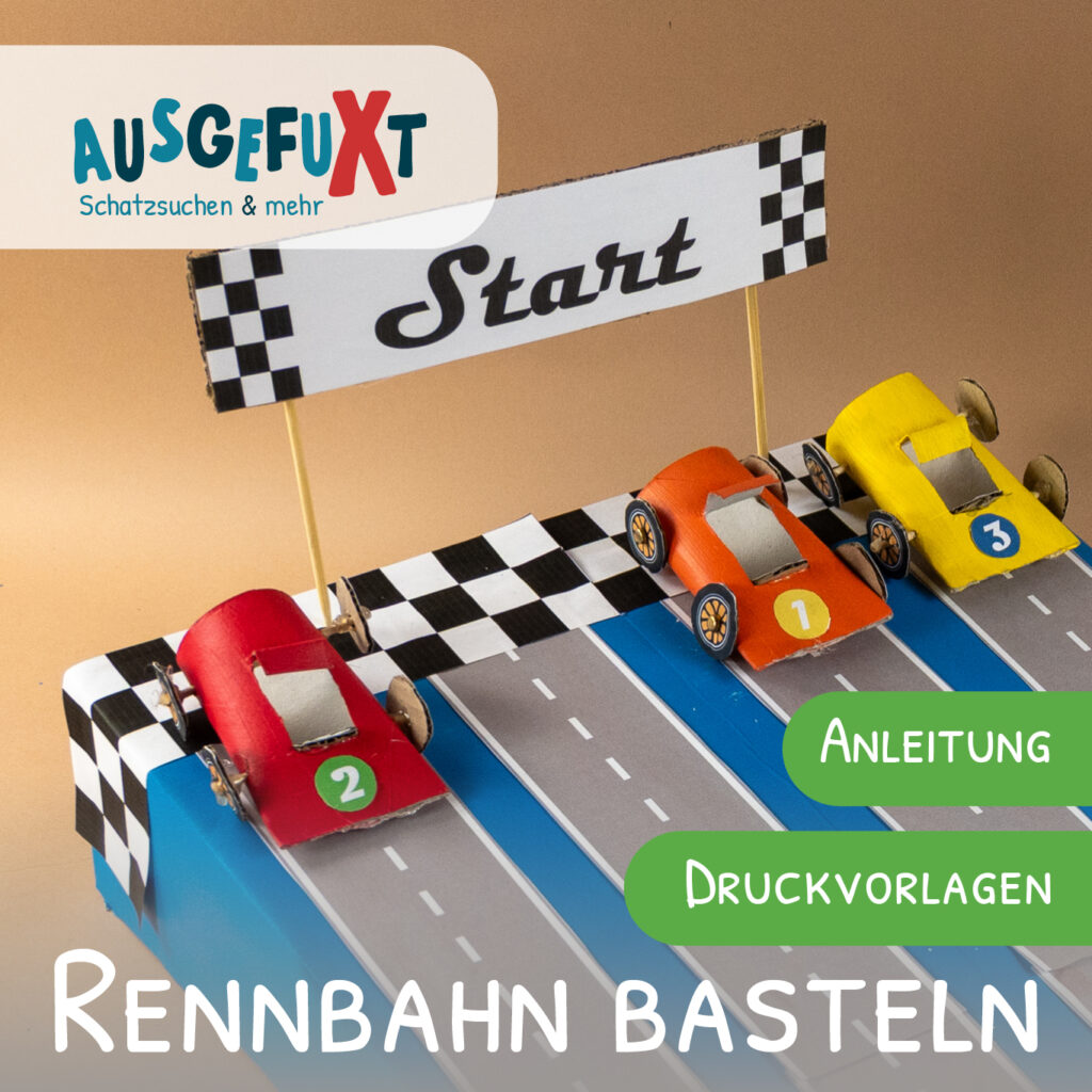 Ein cooles Auto aus einem Karton basteln - Vorlage & Anleitung - AUSGEFUXT